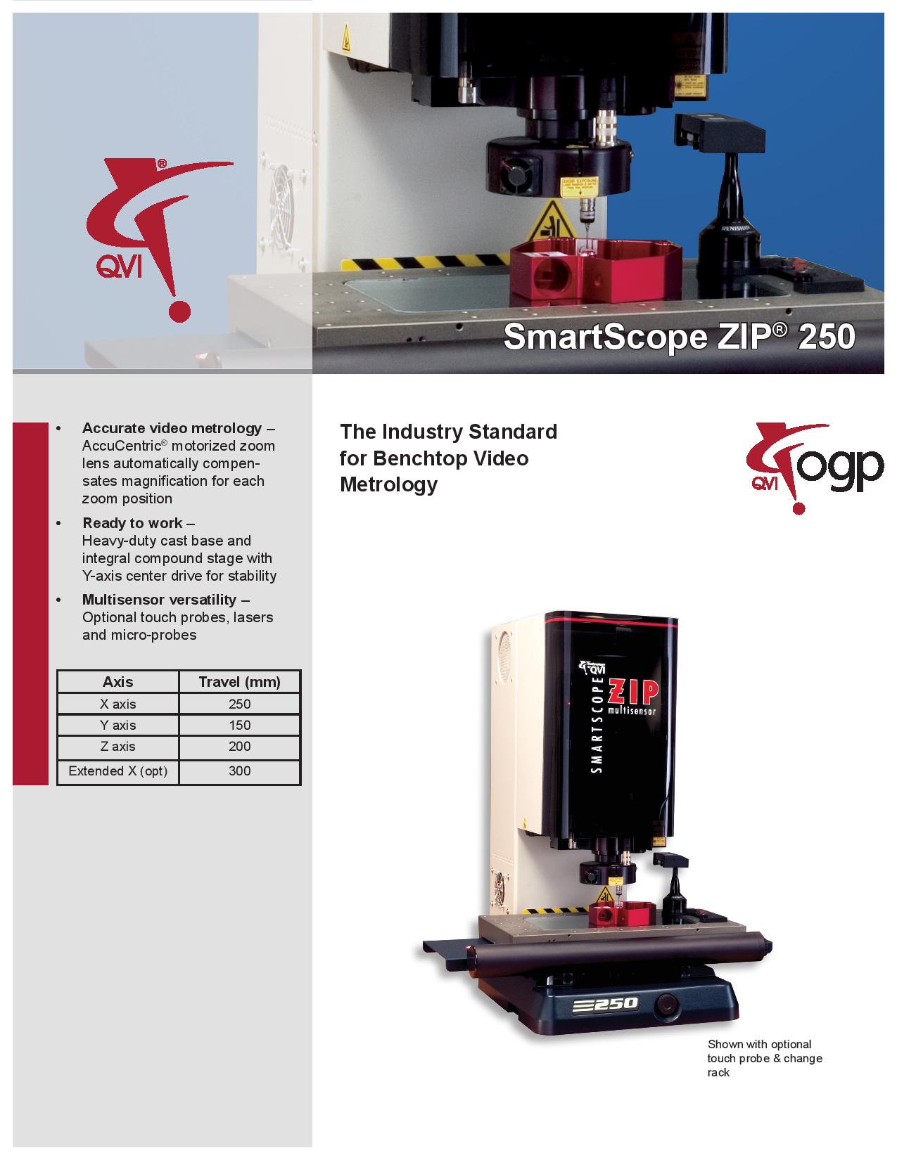 SmartScope ZIP - multisenzorový stroj s jednoduchým ovládaním - deom.cz